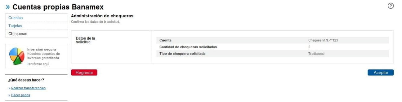 Cómo hacer una solicitud de chequera Banamex [2026]