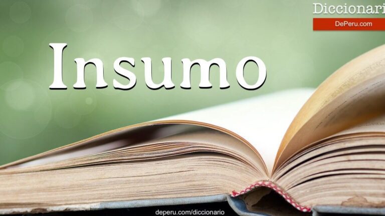 Insumo - Qué Es, Definición Y Significado