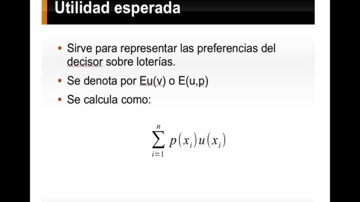 Utilidad Esperada - Qué Es, Definición Y Concepto