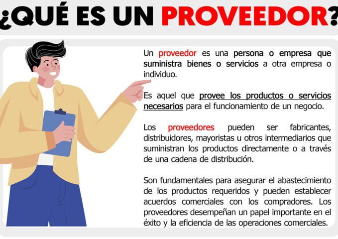 Proveedor - Qué Es, Definición Y Significado