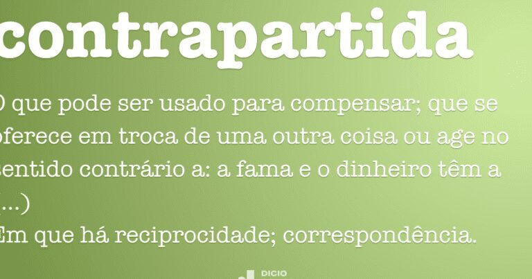 Contrapartida - Qué Es, Definición Y Concepto