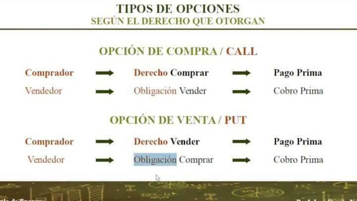 Tipos De Opciones - Qué Es, Definición Y Concepto